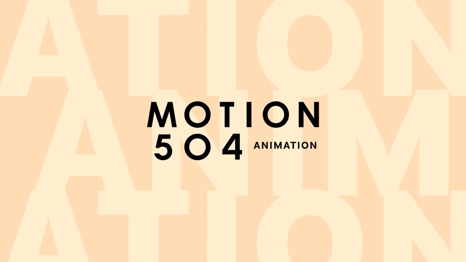 Motion 504 - 2024 Animation Reel on Vimeo