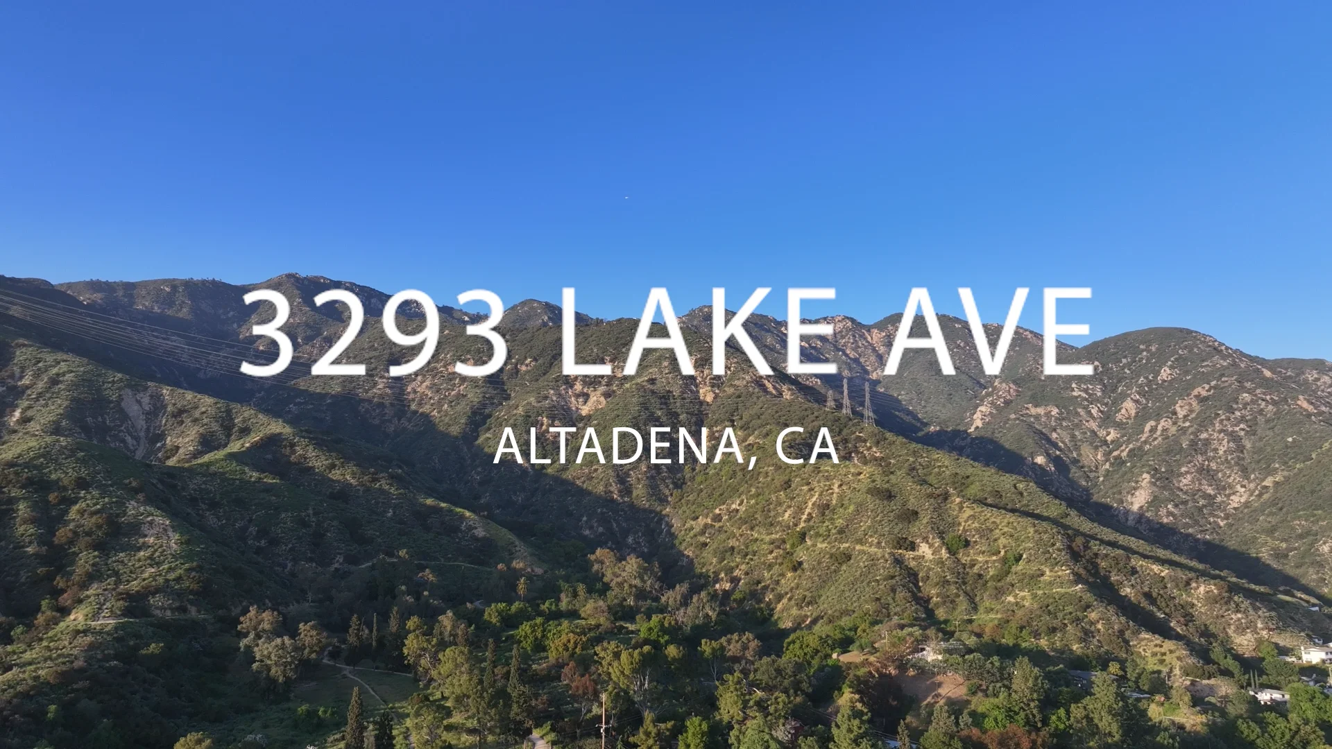 3293 Lake Altadena, CA Presented by L34
