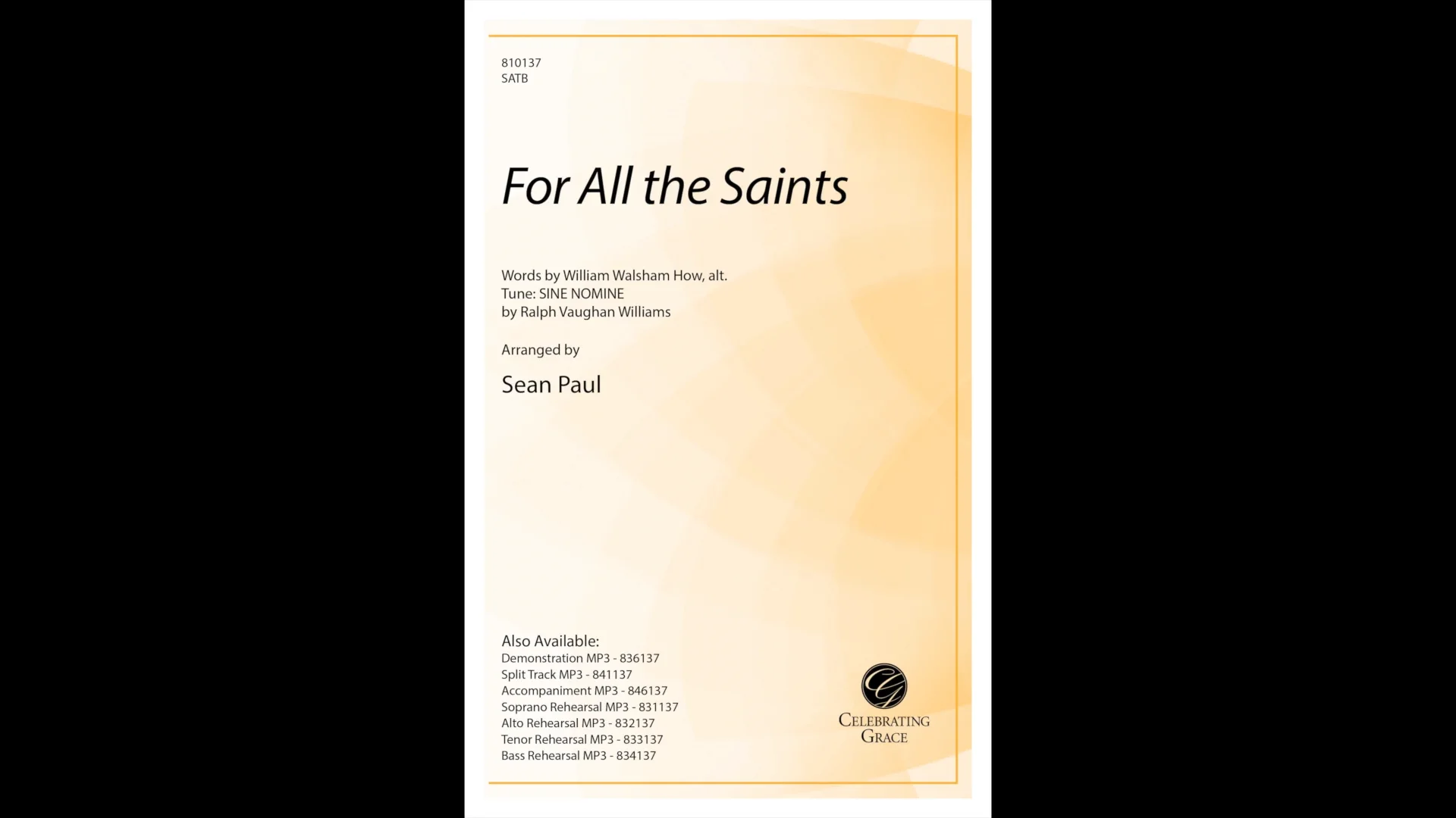 Sample: “For All the Saints” from Celebrating Grace