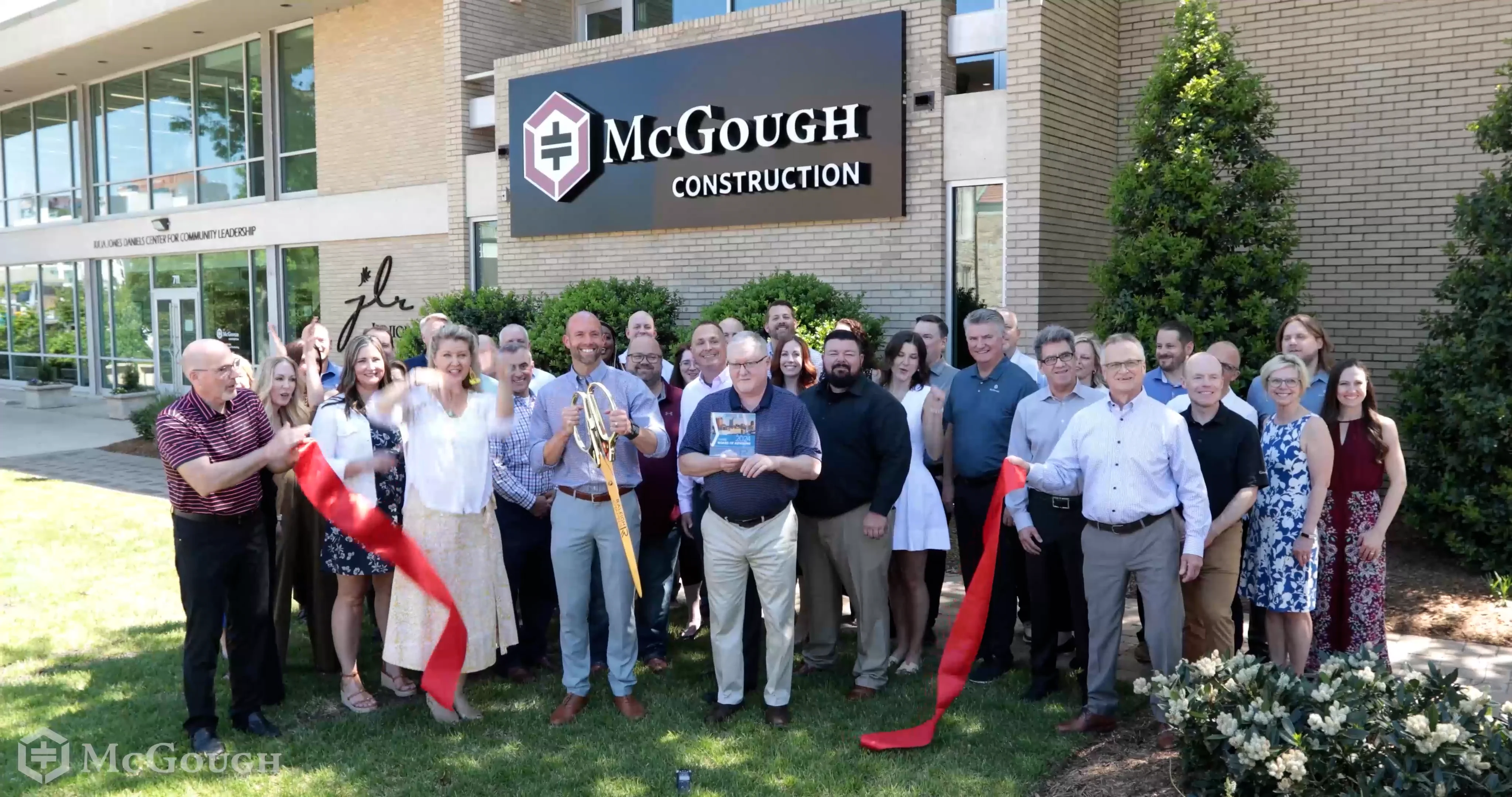 McGough Cuts Ribbon on Raleigh Office