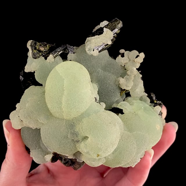 Prehnite with Epidote | Djouga Diggings, Bendougou, Diakon ...