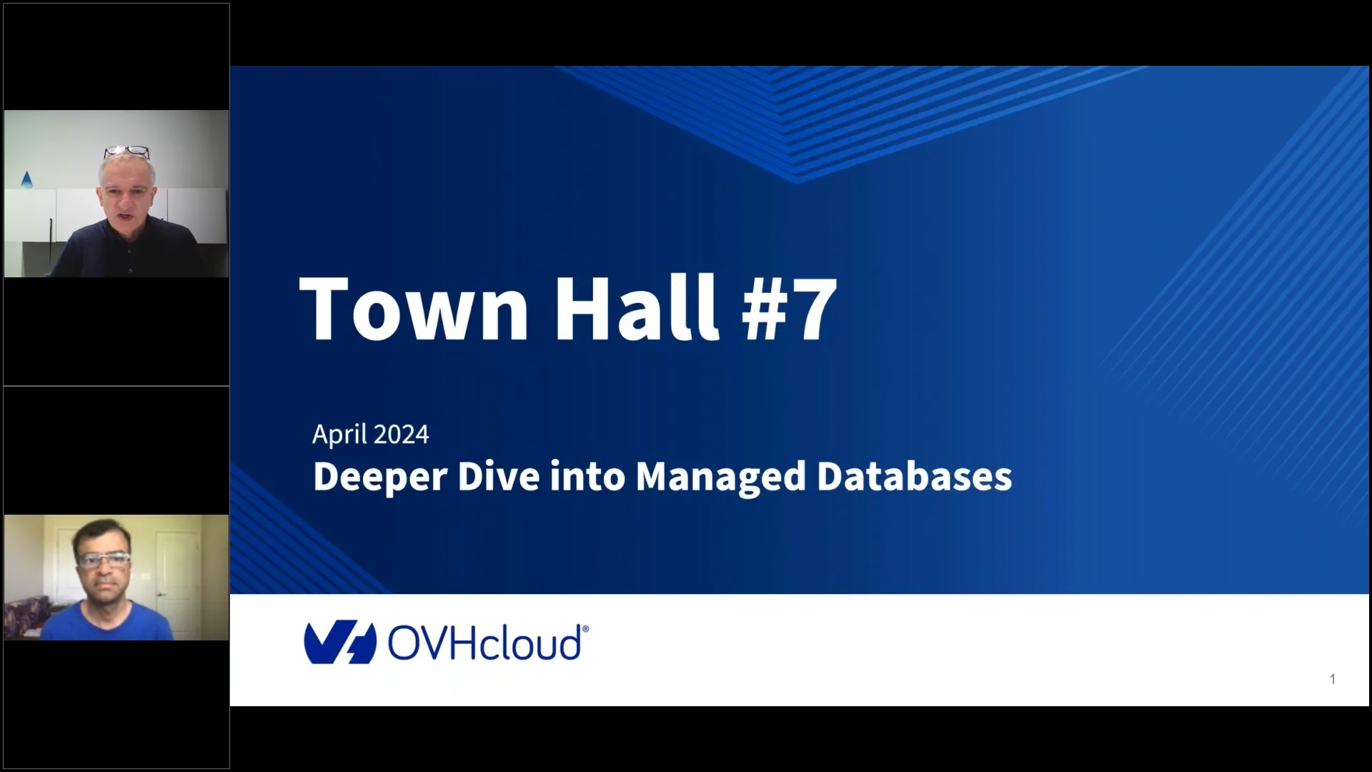 Town Hall Webinar # 7 Deeper Dive into Managed Databases on Vimeo
