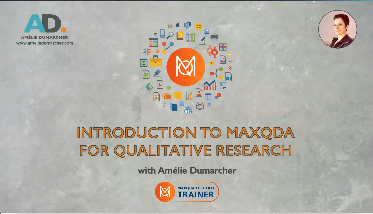 Introduction to MaxQda for Qualitative Research - Free Webinar