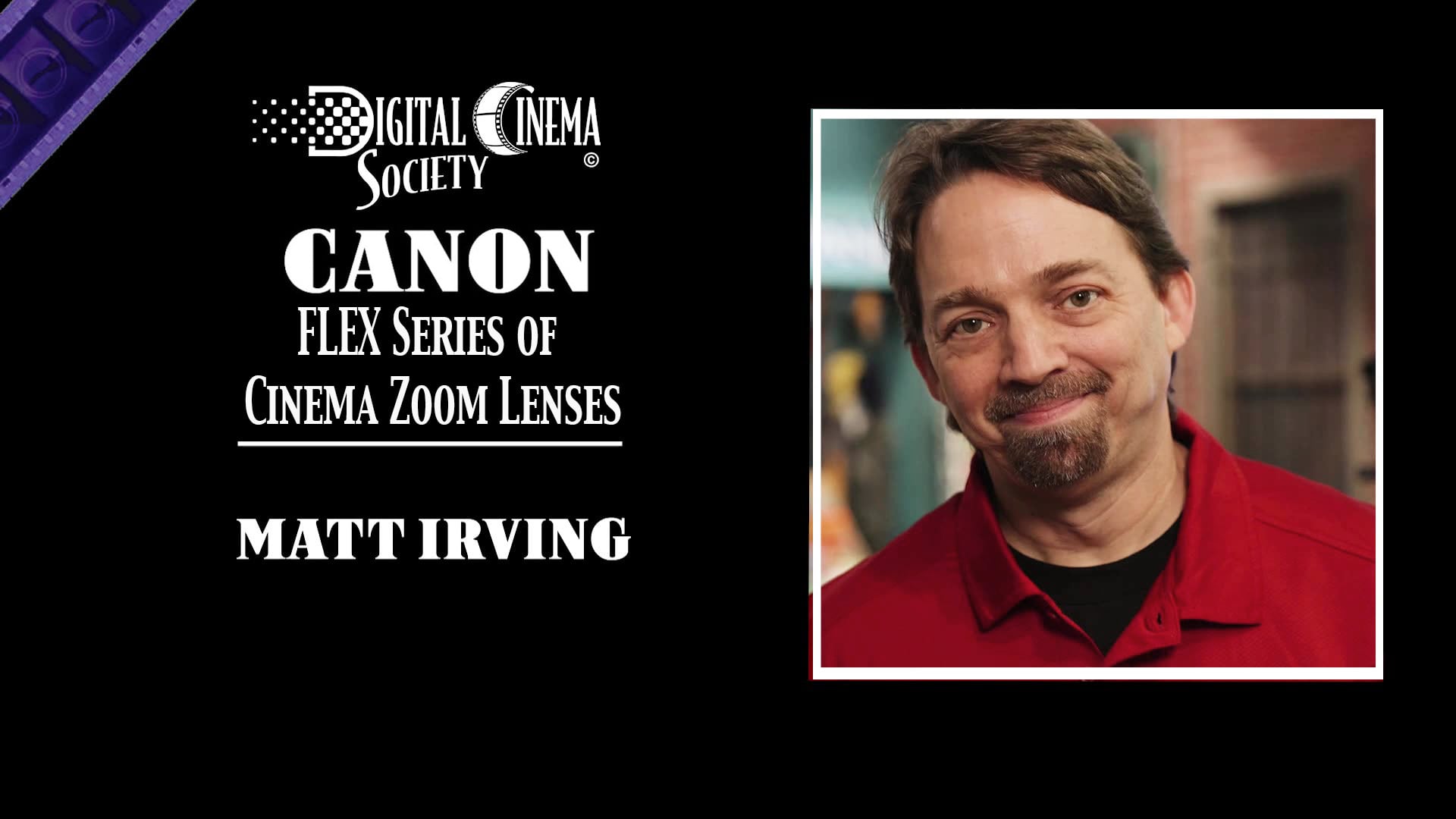 CANON FLEX Series of Cinema Zoom Lenses - Matt Irving - NAB 2024