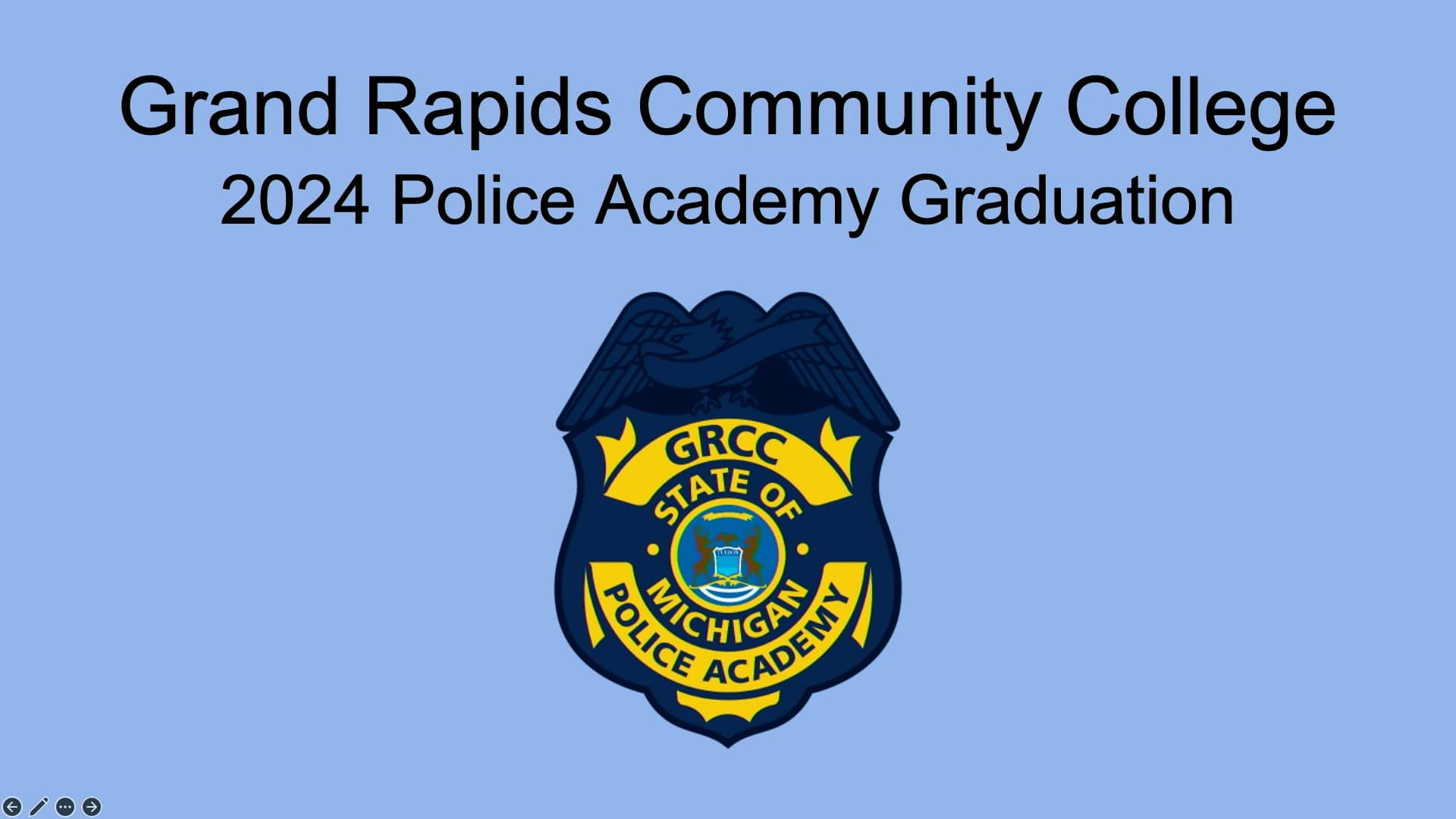 GRCC Police Academy Graduation 2024 on Vimeo