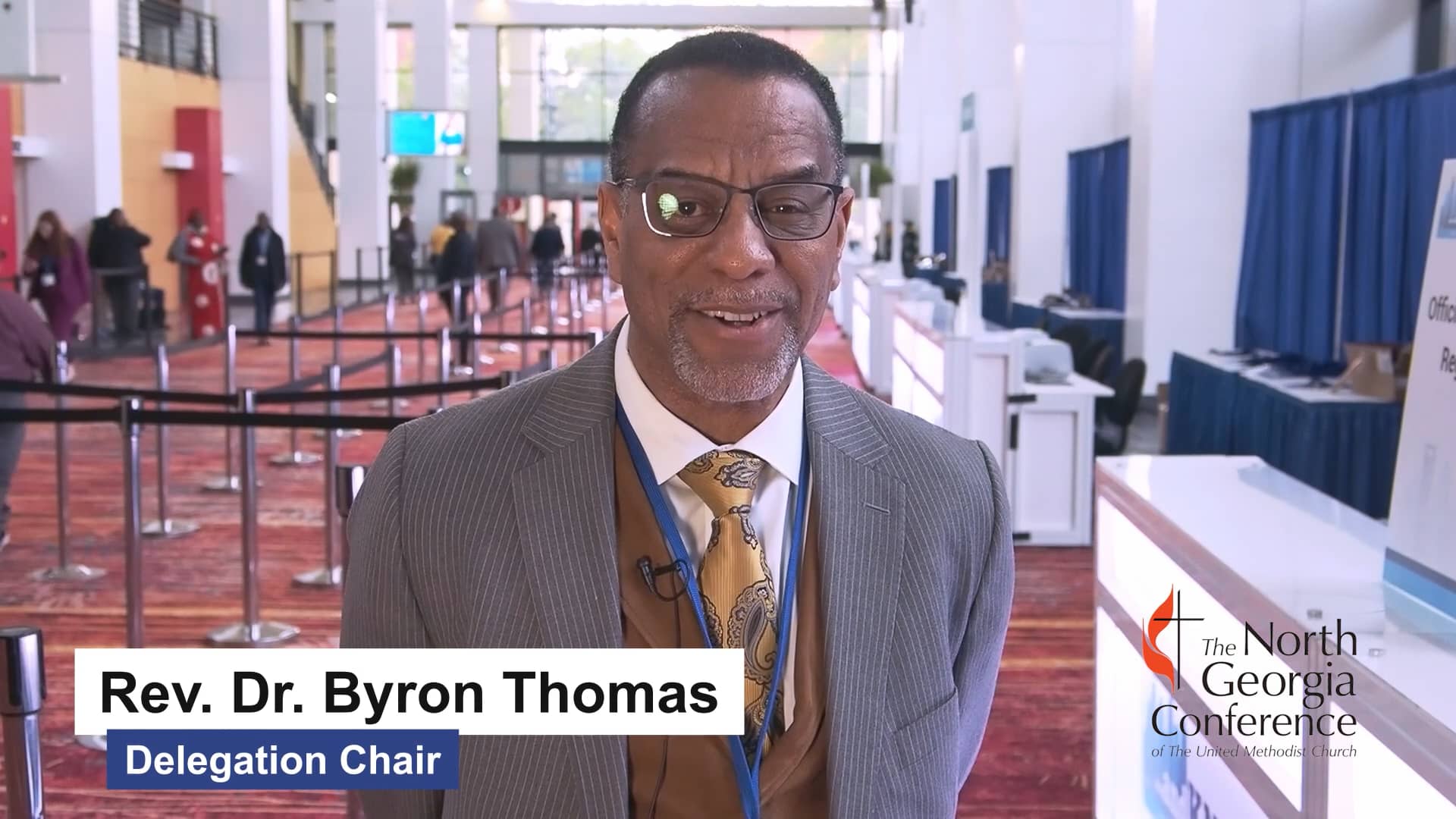 Delegation Check In: Rev. Dr. Byron Thomas on Vimeo