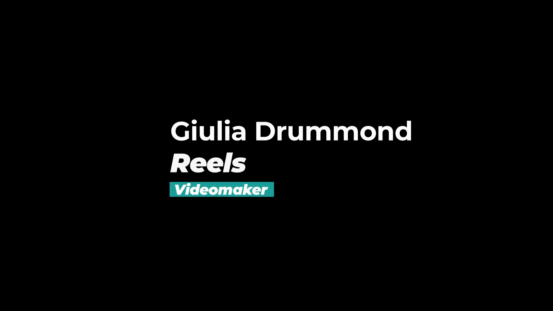 Reels Videomaker Giulia Drummond 2024 on Vimeo