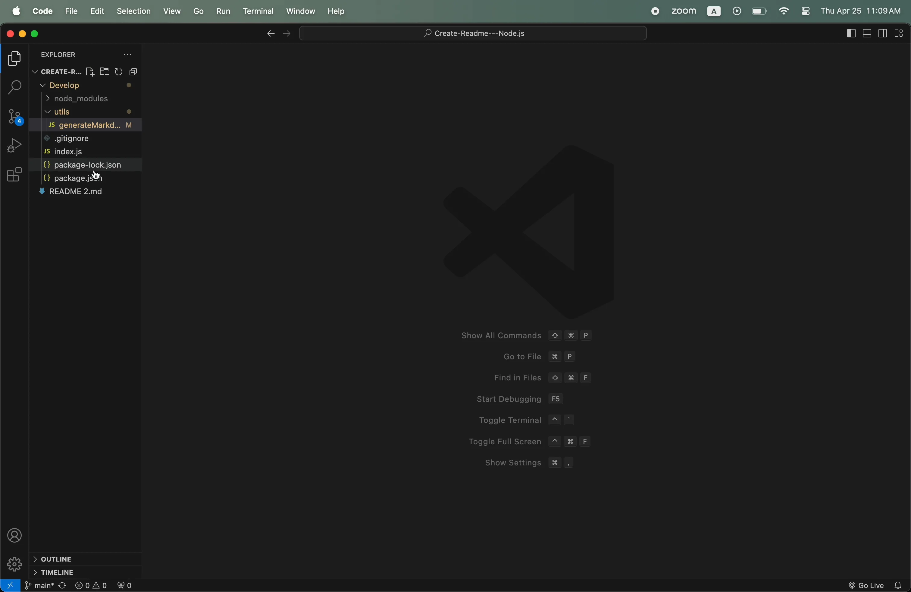 Create-Readme---Node.js Demo on Vimeo