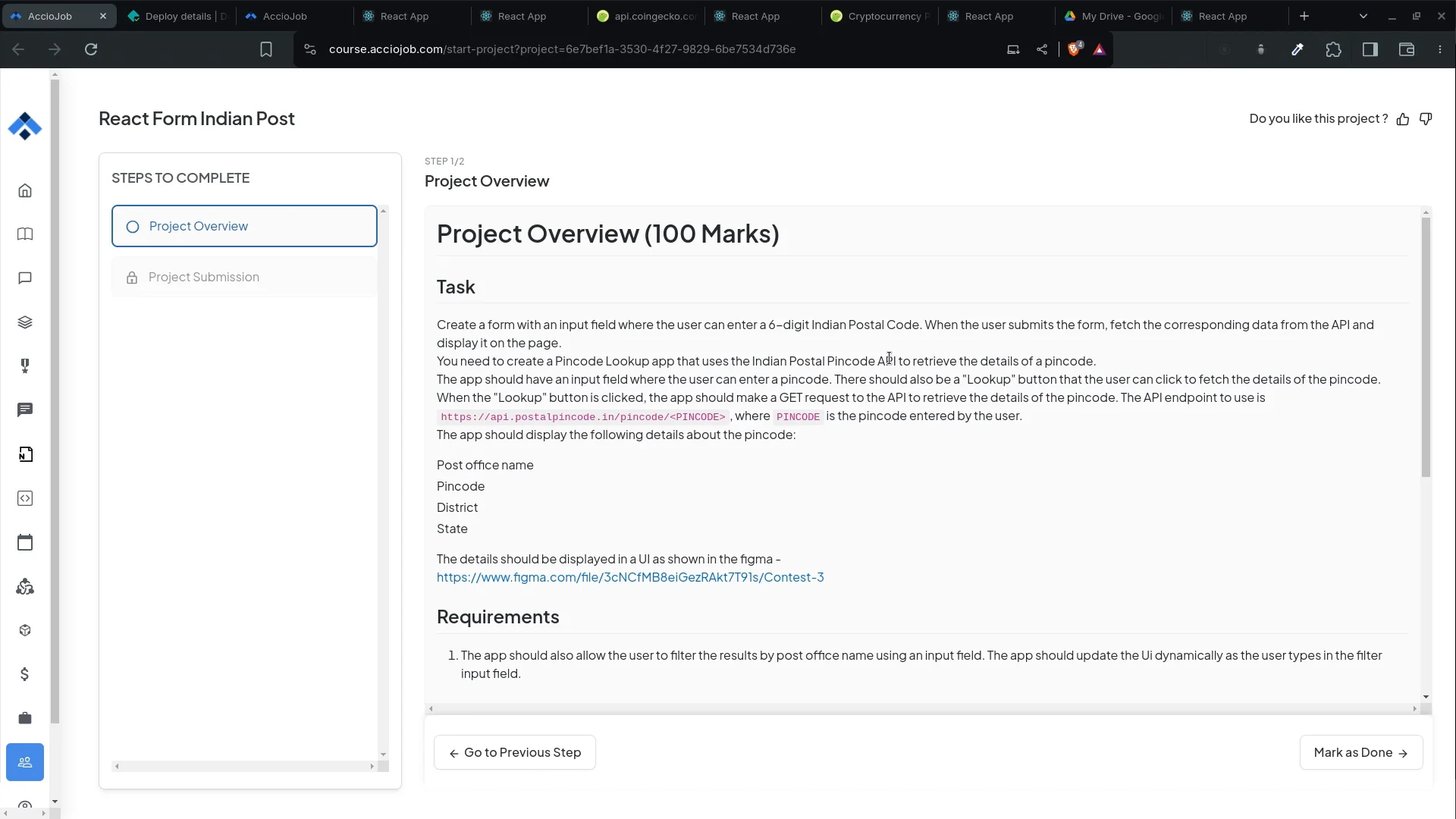 React form indian post on Vimeo