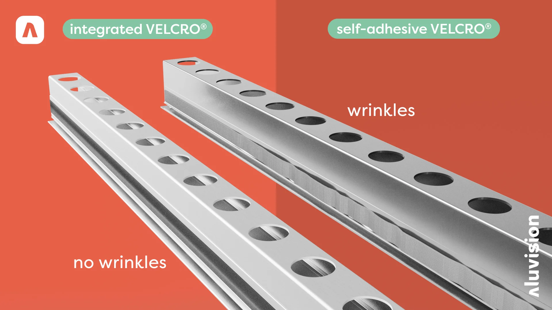 Why choose Aluvision's Omni-55 pro frames with integrated VELCRO®