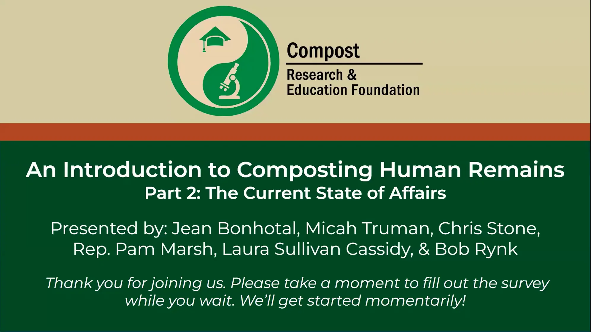 Composting Human Remains Webinar Pt. 2 Recording 4-18-24