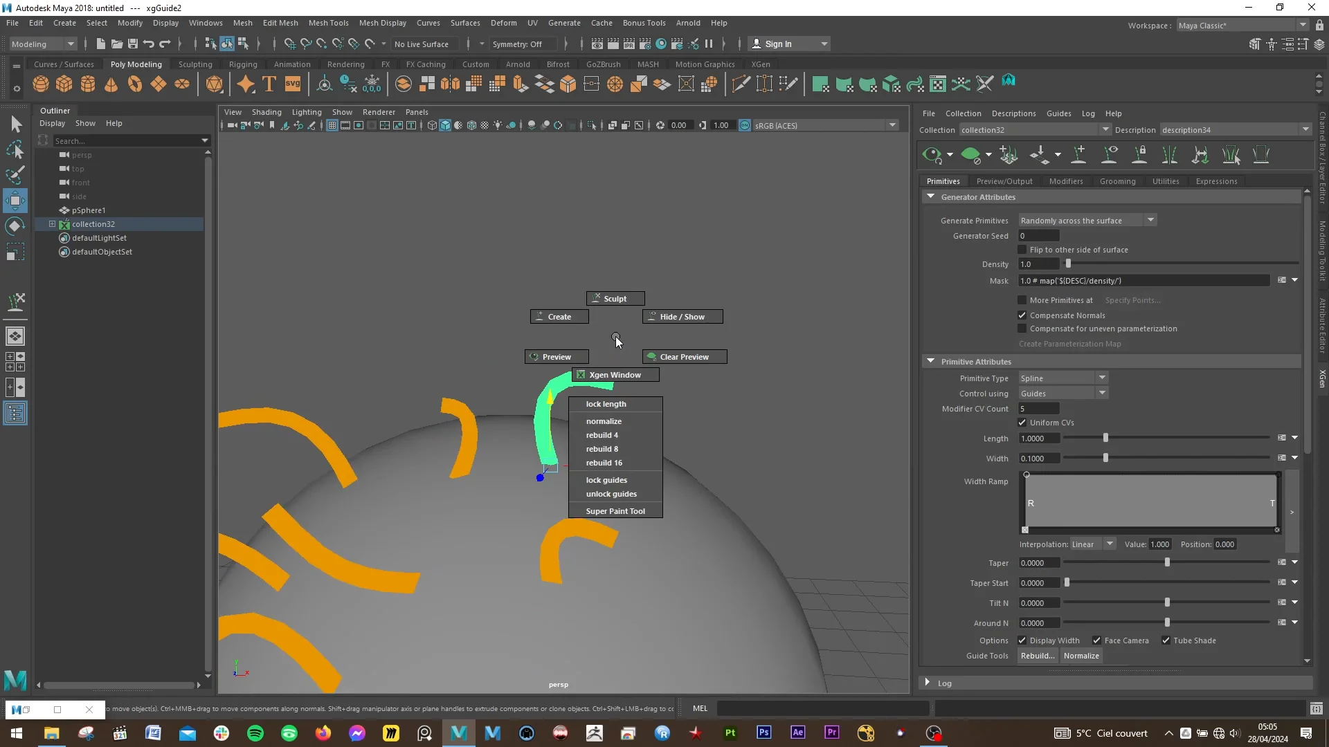 [Maya Script] Xgen SuperFast Menu presentation