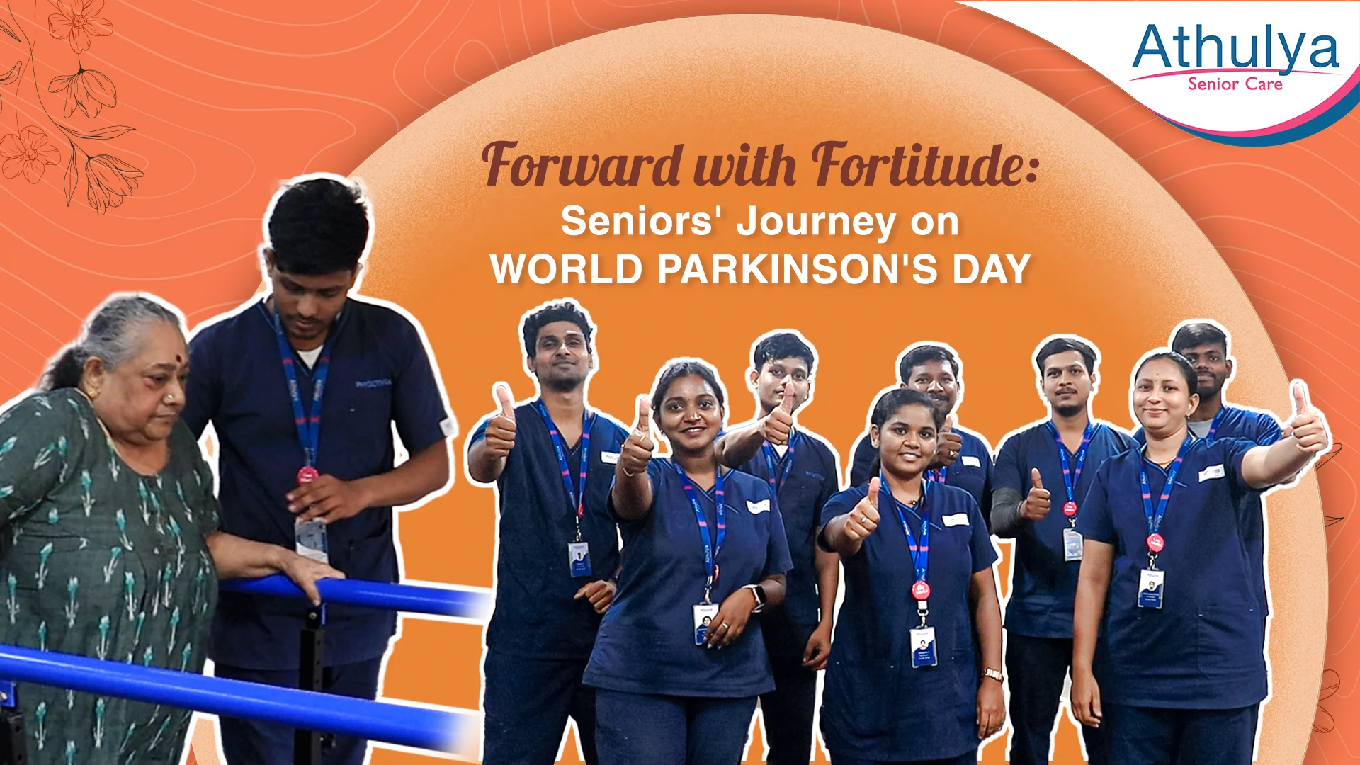 Forward with Fortitude_ Seniors' Journey on World Parkinson's Day