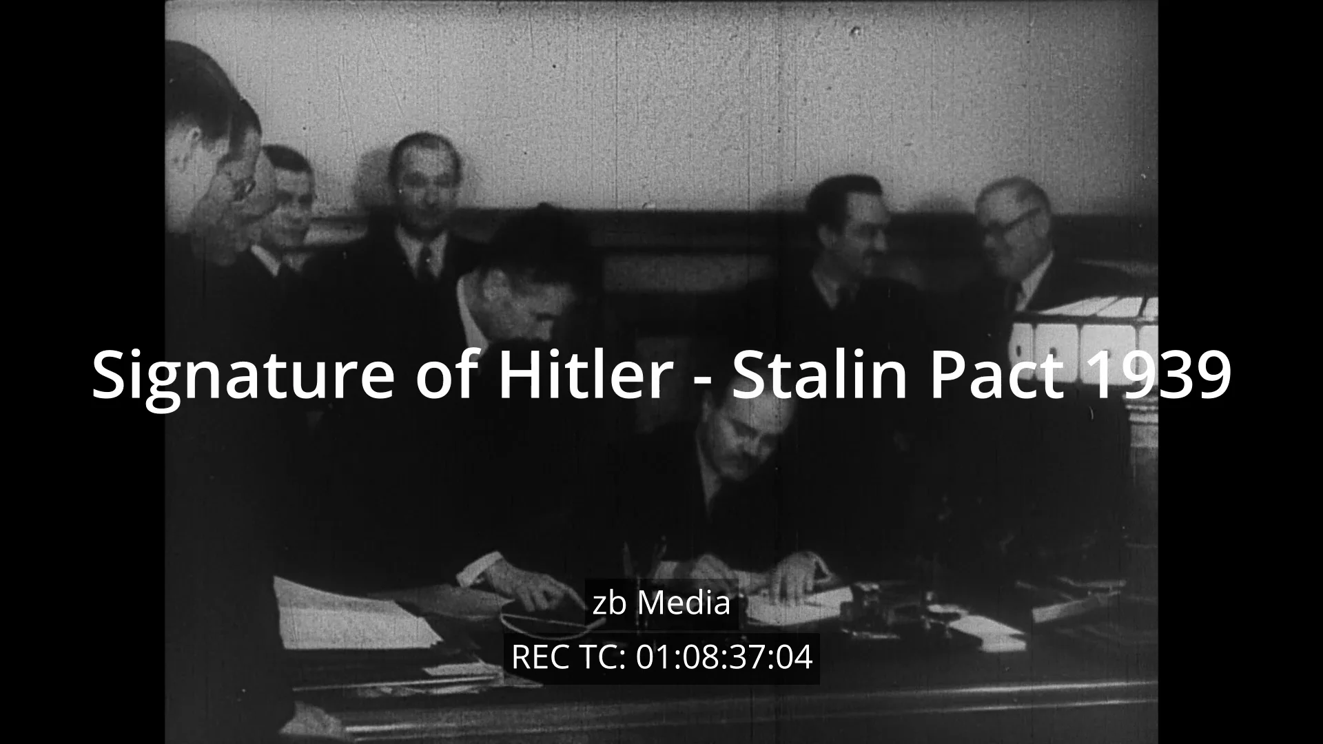 Signature of Hitler-Stalin Pact 1939 on Vimeo