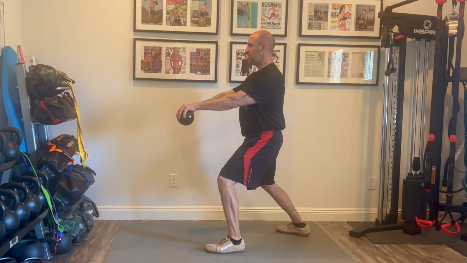Bow Stance Pressing Waves Workout