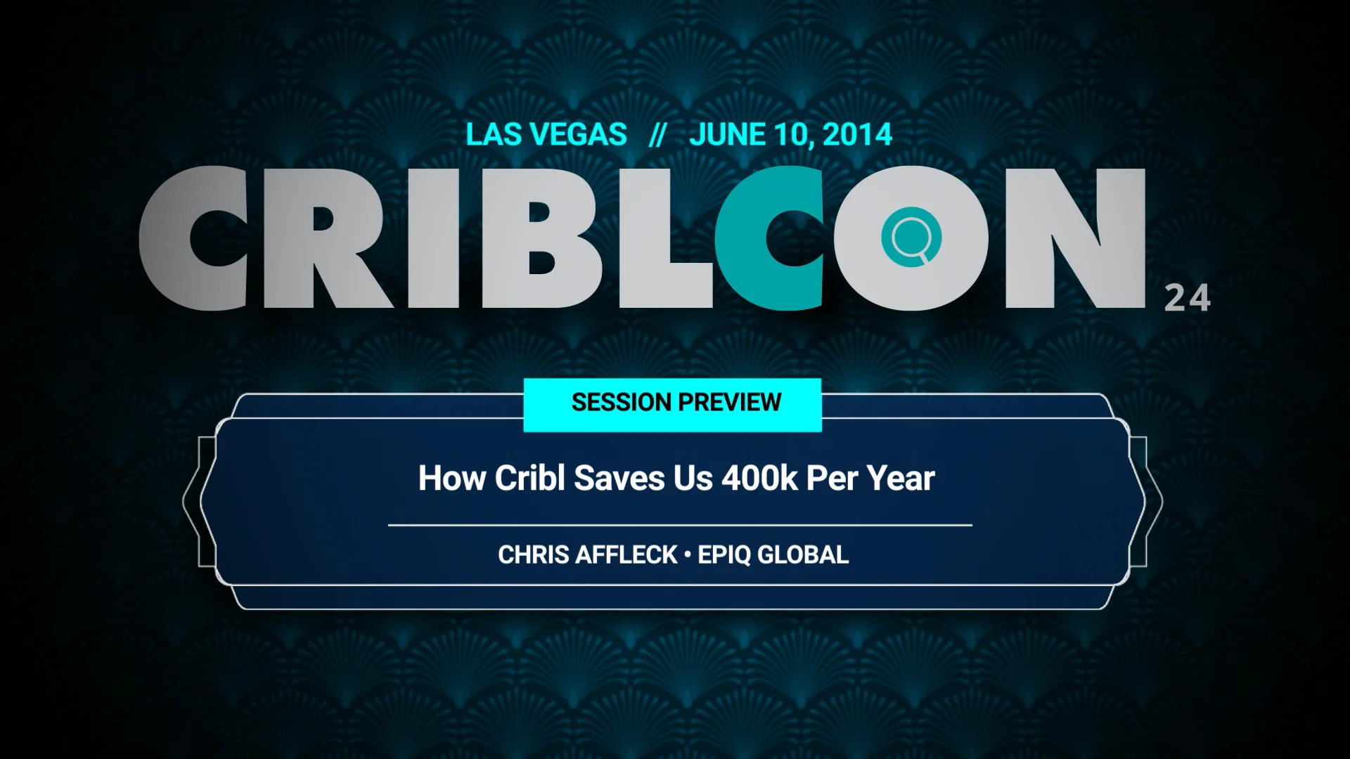 CriblCon Session Preview : How Cribl Saves Us 400K Per Year on Vimeo