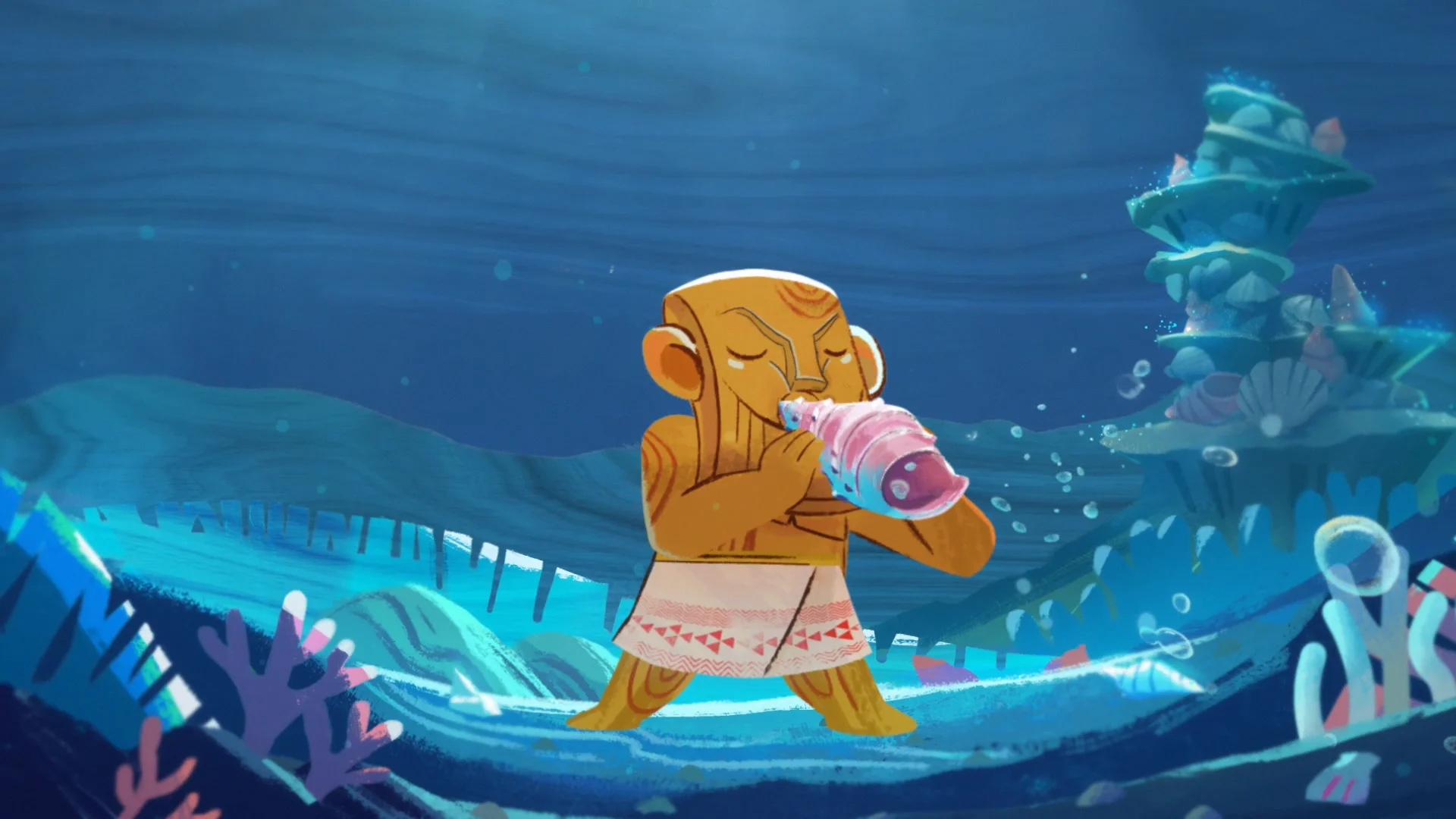 Aulani Menehune animation - Rainbow Reef on Vimeo