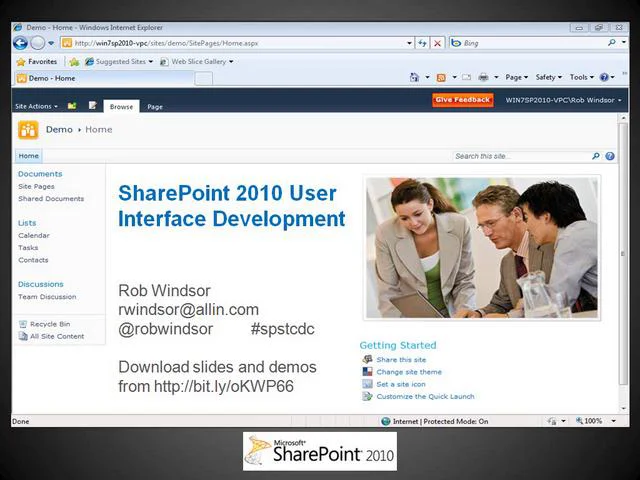 Introduction to SharePoint 2010 User Interface Development
