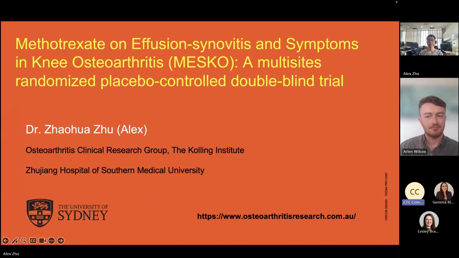 Methotrexate for Knee Osteoarthritis on Vimeo