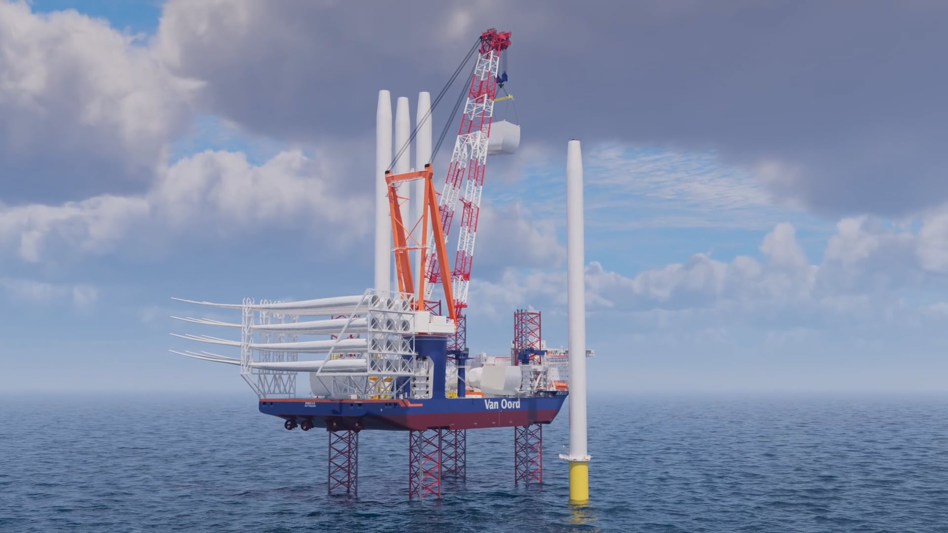 How does it work? - Offshore installation vessel Boreas - Animation on ...