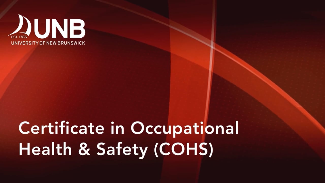 Certificate in Occupational Health & Safety (COHS) Information Session