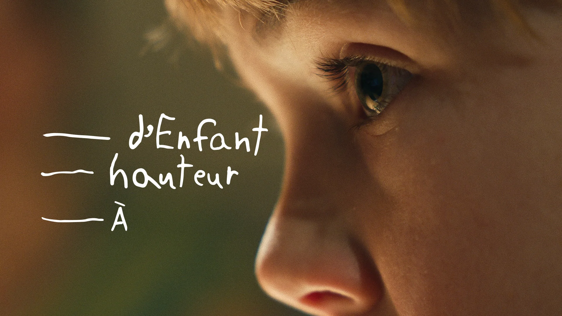 À hauteur d'enfant - Bande-annonce