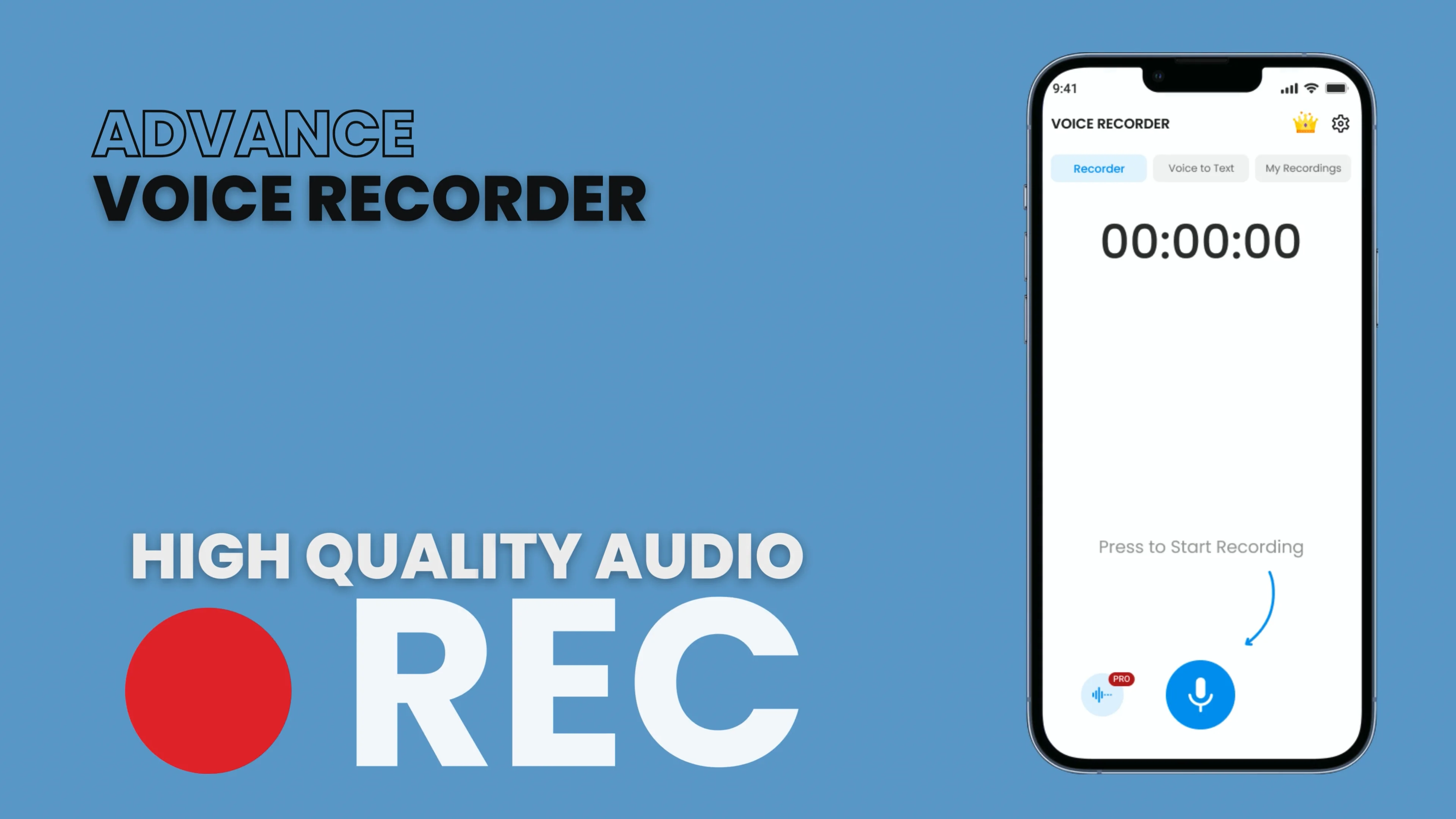 Advance Voice Recorder on Vimeo