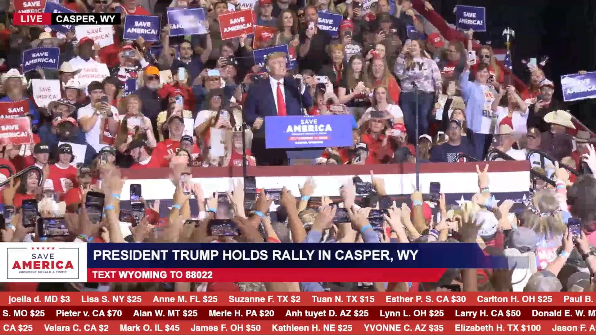 Speech: Donald Trump Holds a Political Rally in Casper, Wyoming - May ...