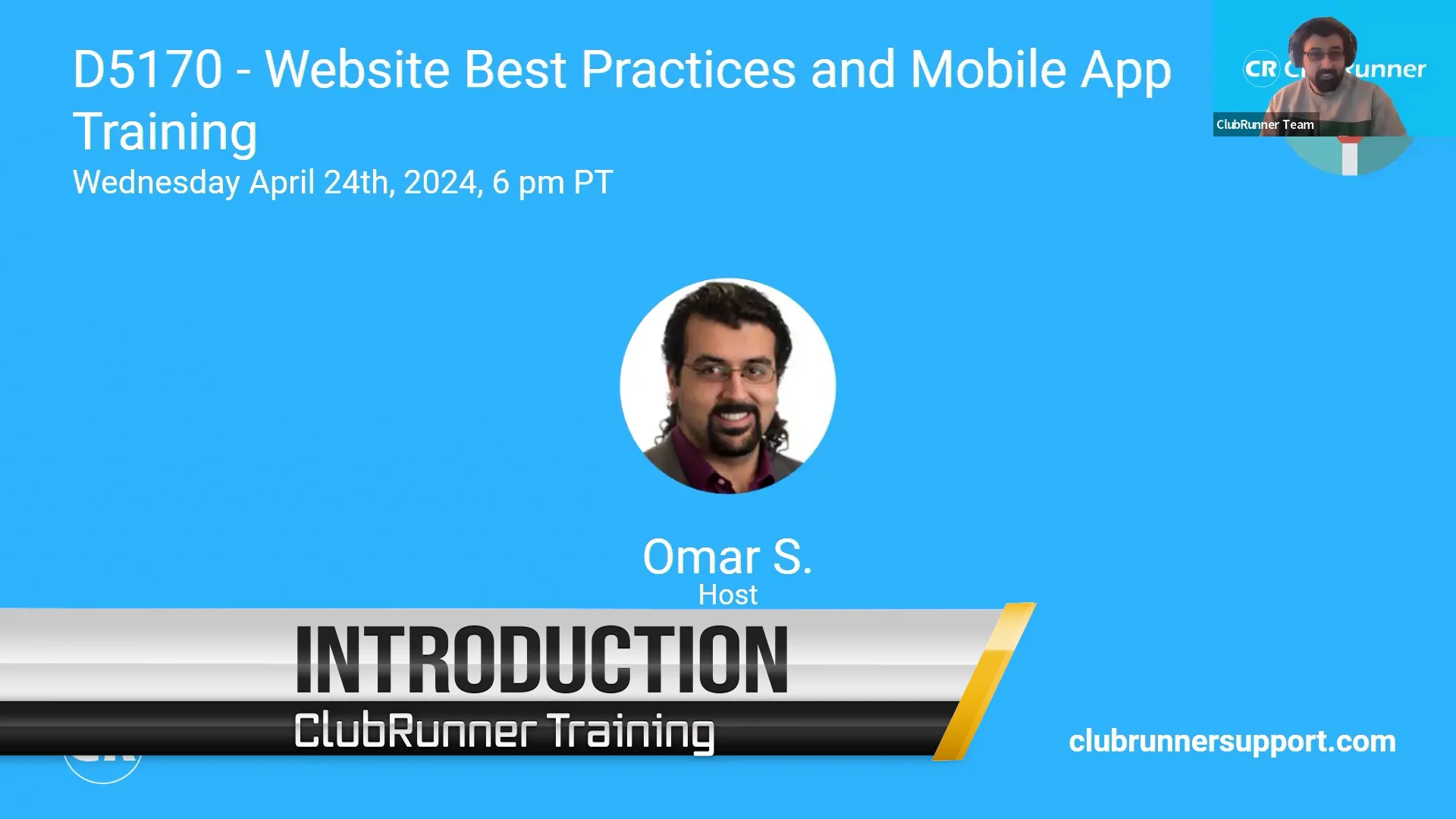 ClubRunner Training on Vimeo