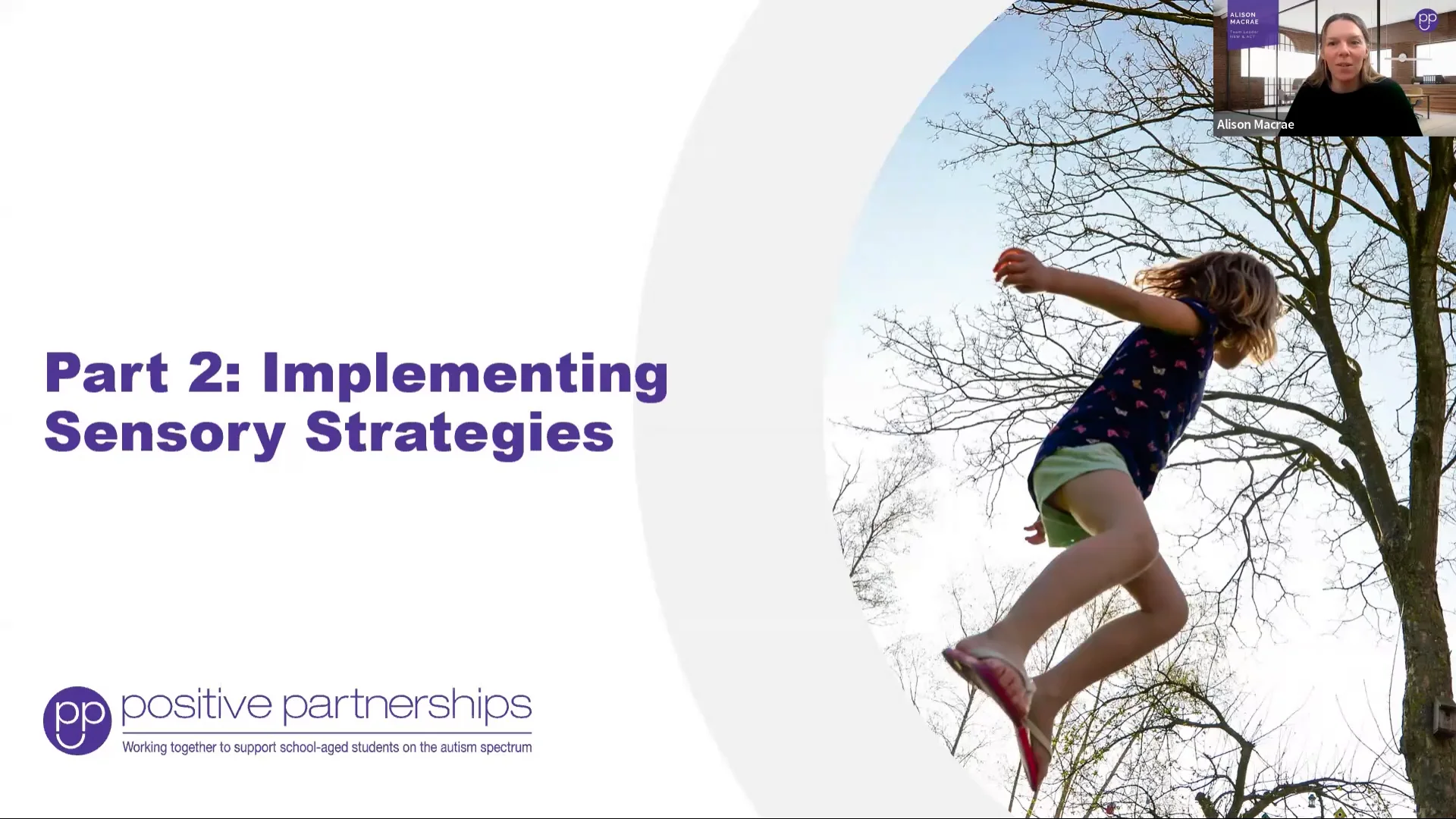 Sensory processing strategies (Part 2)