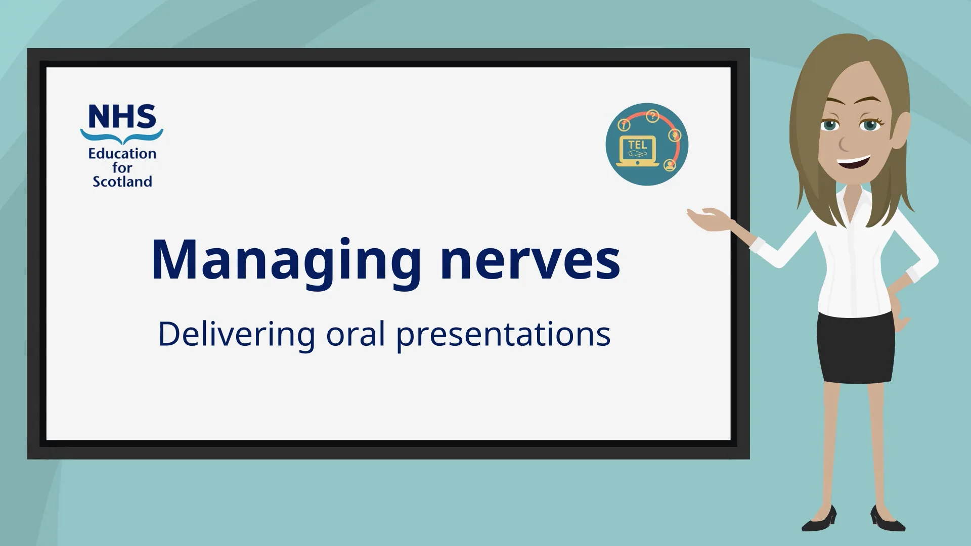 Managing nerves: Delivering oral presentations