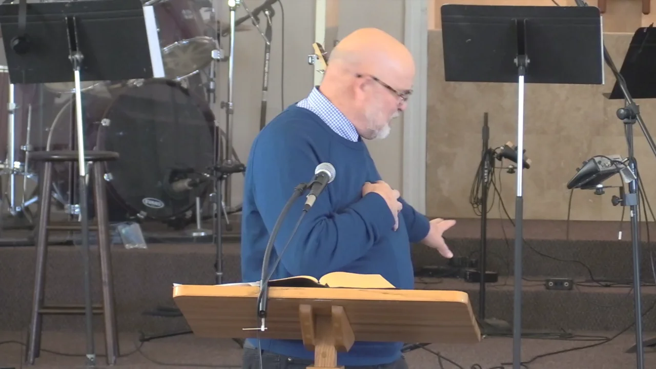 Pastor Nate begins to say goodbye