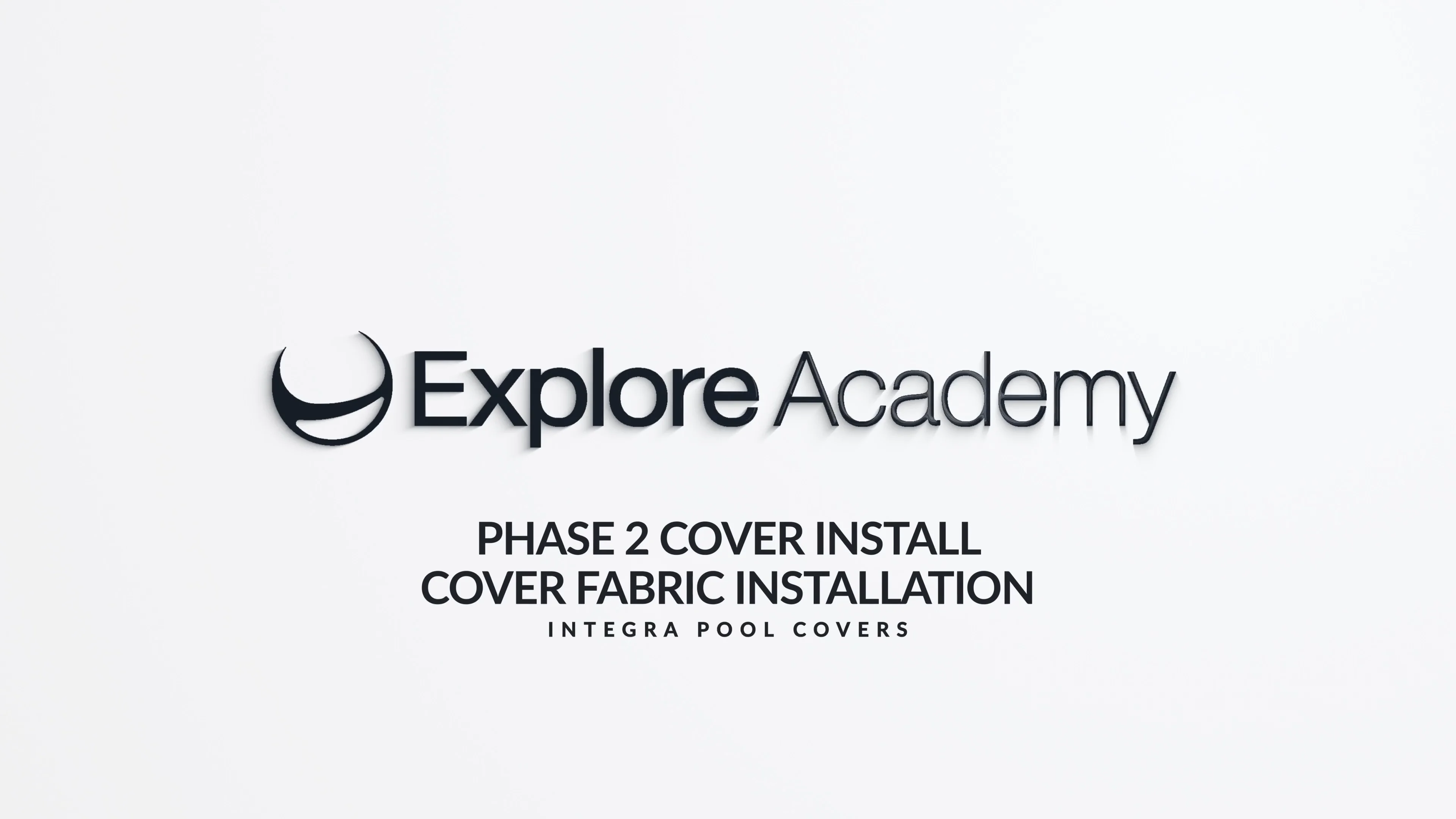 3-Integra Pool Covers Phase 2 Install - Cover Fabric Installation