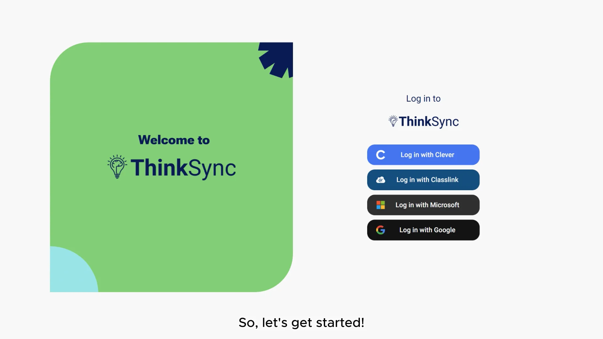 ThinkSync - Welcome Video