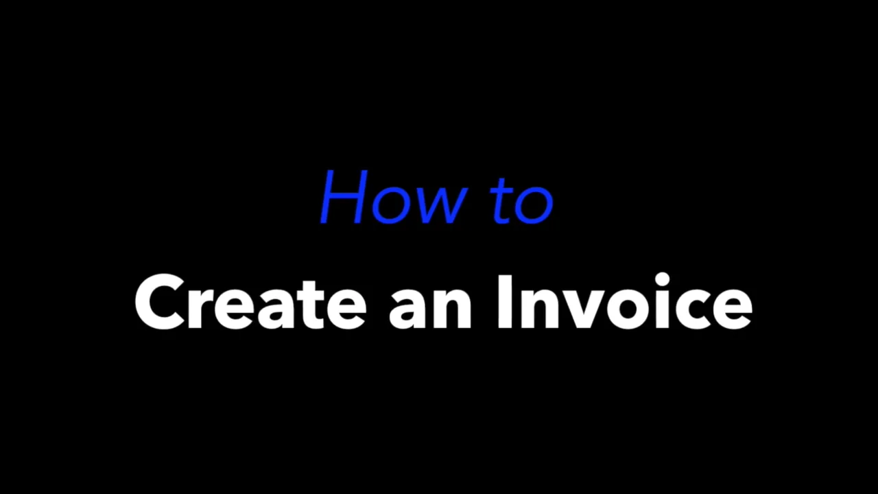 TSS_Create_an_Invoice