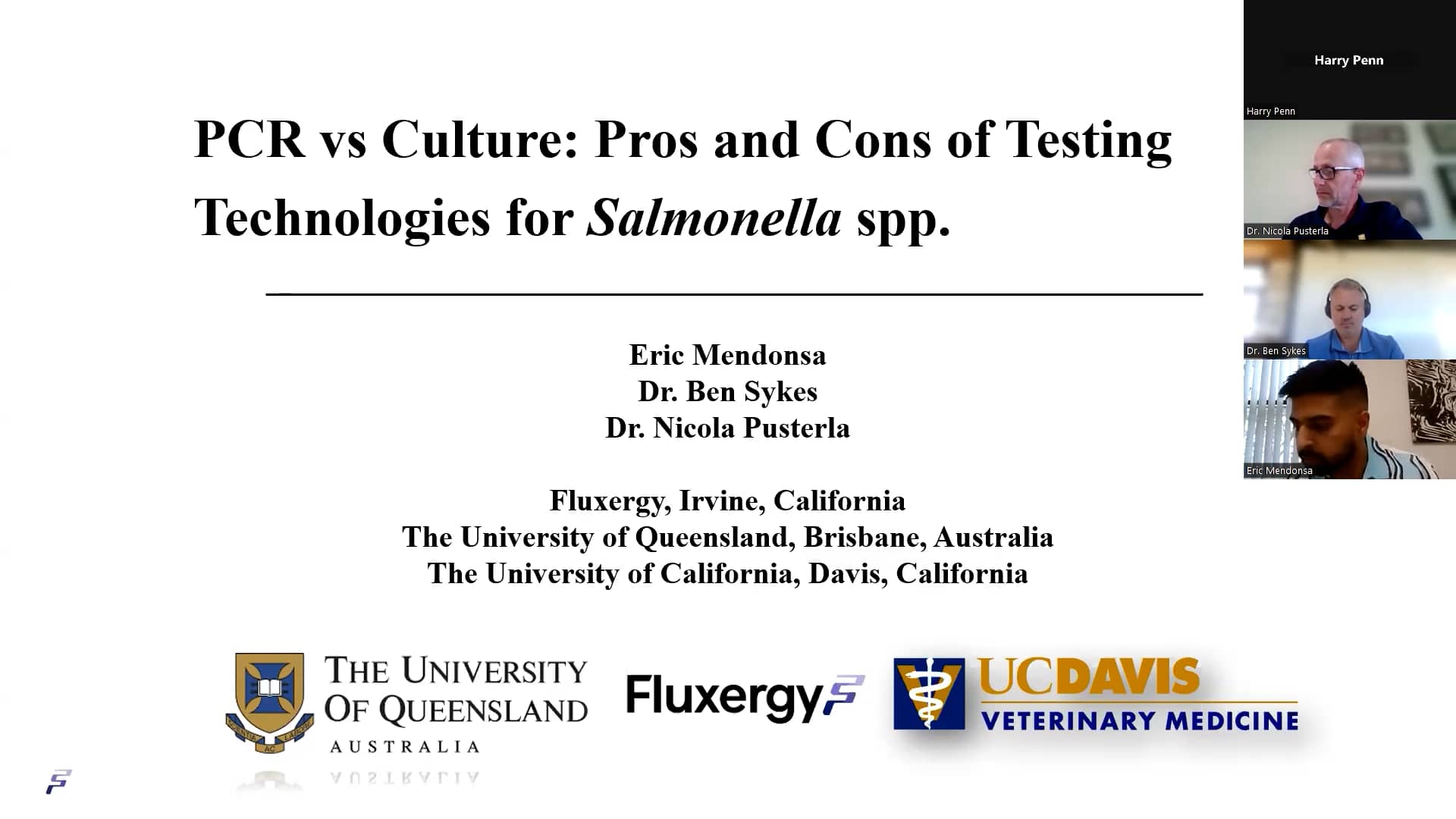 PCR vs Culture Webinar on Vimeo