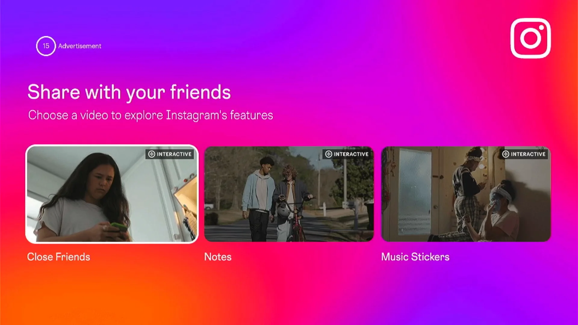 Media & Entertainment - Instagram - Q2 2024 (Max Selector) - Close Friends on Vimeo