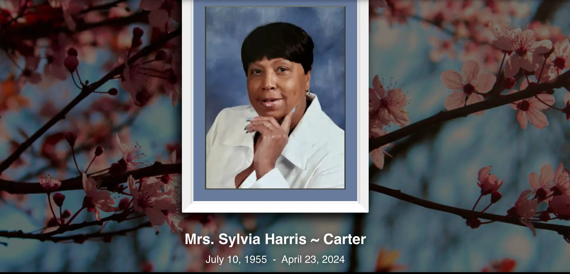 Mrs. Sylvia Harris ~ Carter on Vimeo