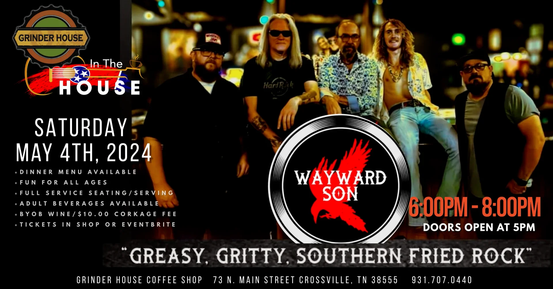 Wayward Son Band Live In the House' on Vimeo