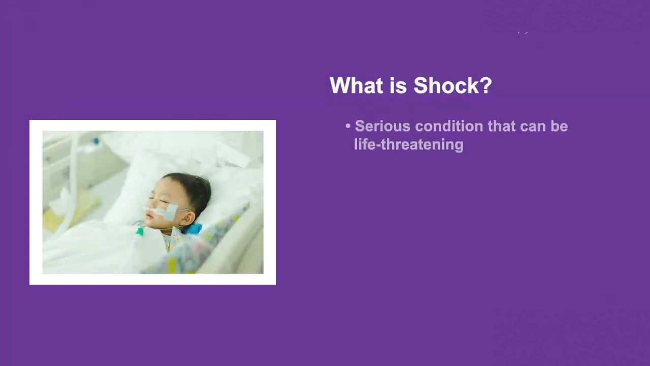 Recognition of Shock in Children