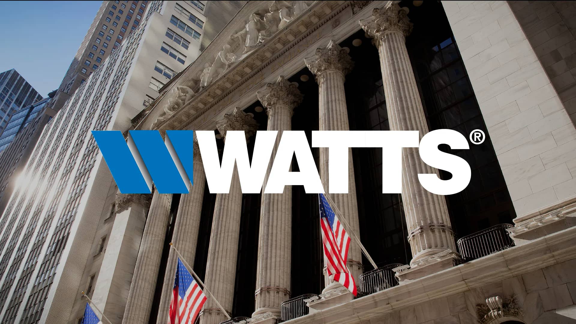 Watts Water Technologies (NYSE: WTS) Rings The Closing Bell® on Vimeo