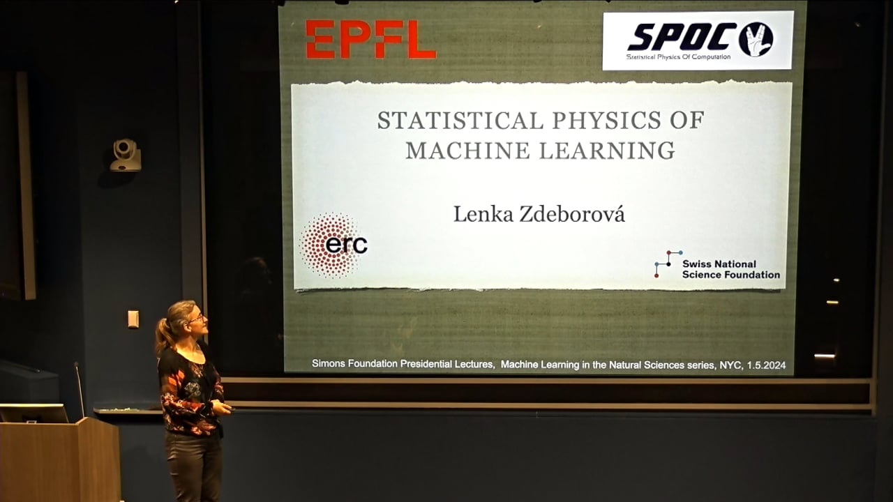 Statistical Physics of Machine Learning
