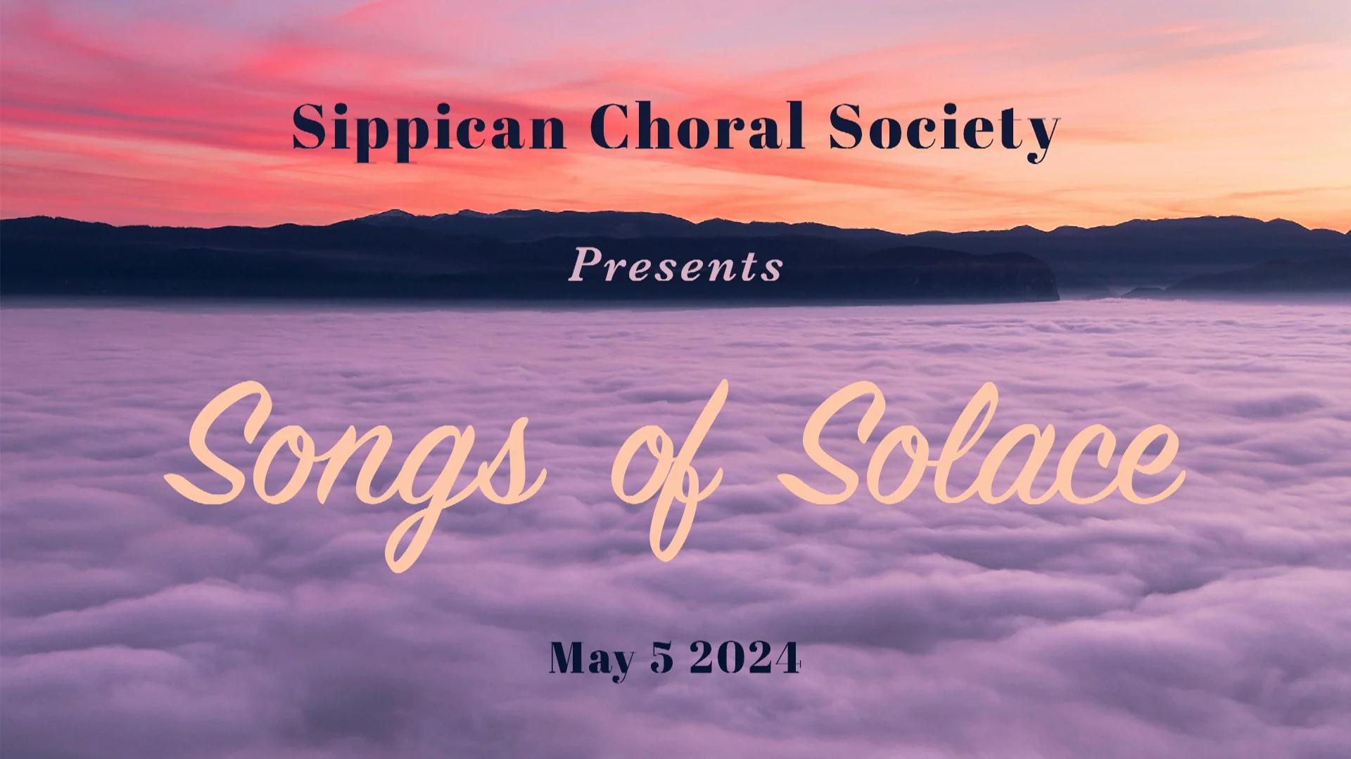 Sippican Choral Society - Songs of Solace - May 5, 2024 on Vimeo