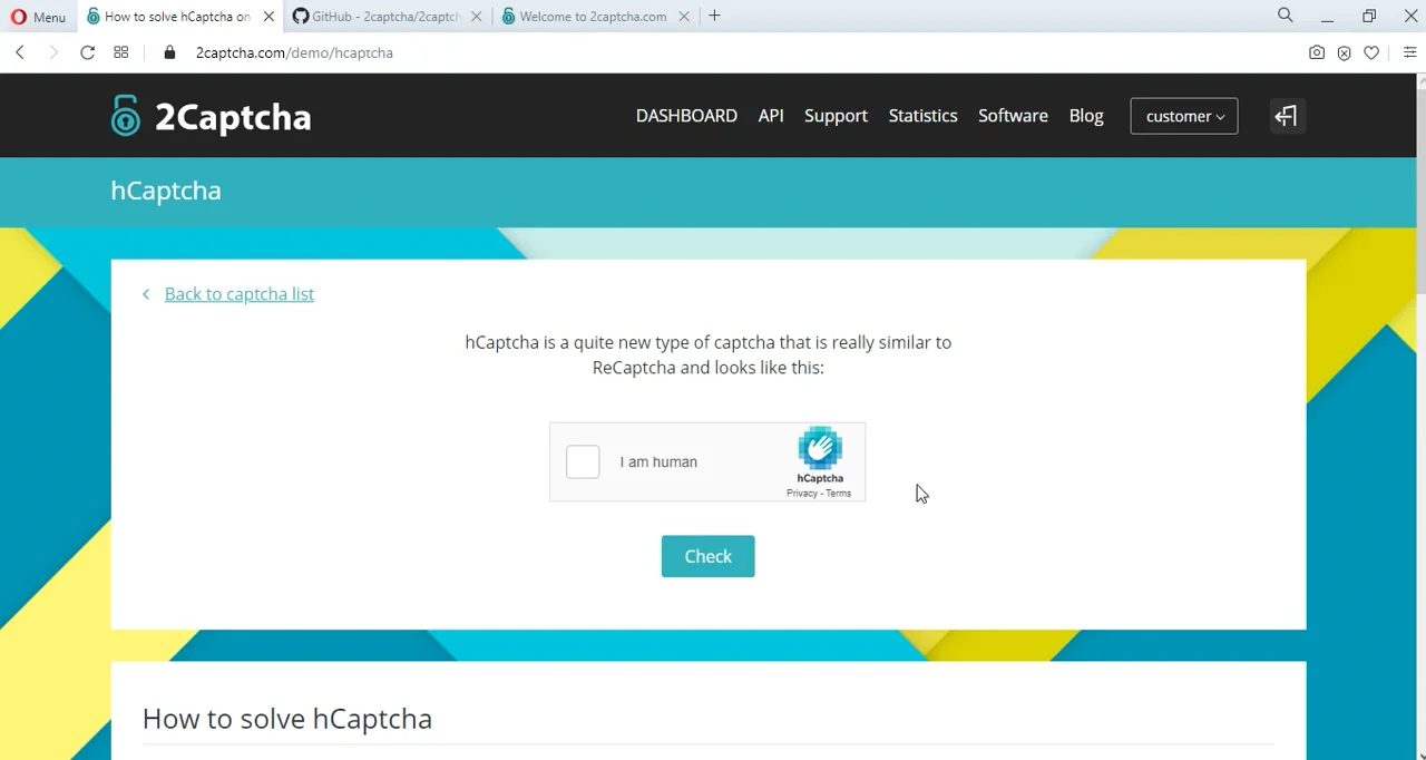 hCaptcha Solving Service. How to bypass hCaptcha with 2Captcha API on Vimeo