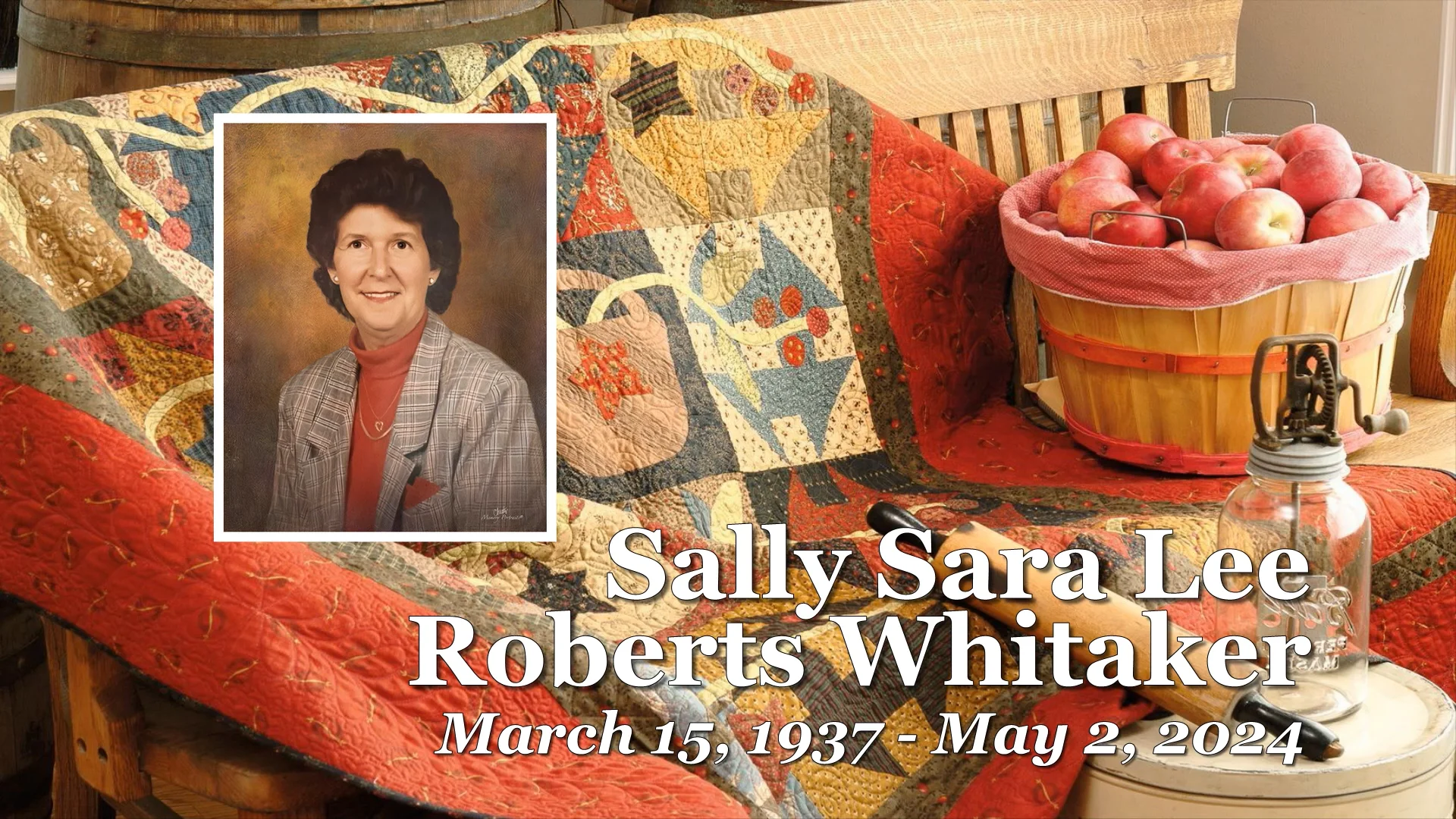 Sally Sara Lee Roberts Whitaker - Morgan & Nay Sally Whitaker on Vimeo