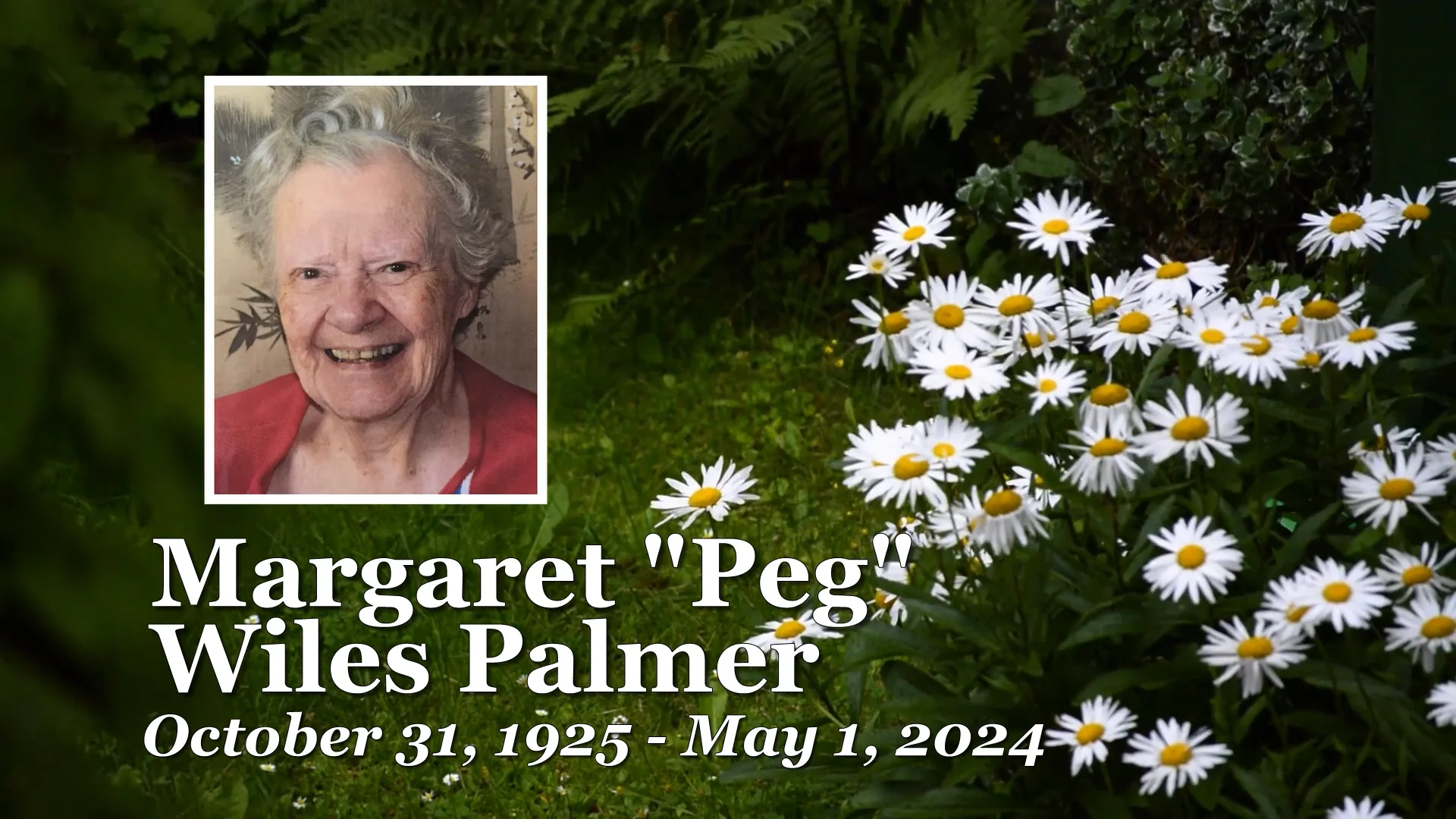 Margaret "Peg" Wiles Palmer - Morgan & Nay Margaret Palmer on Vimeo