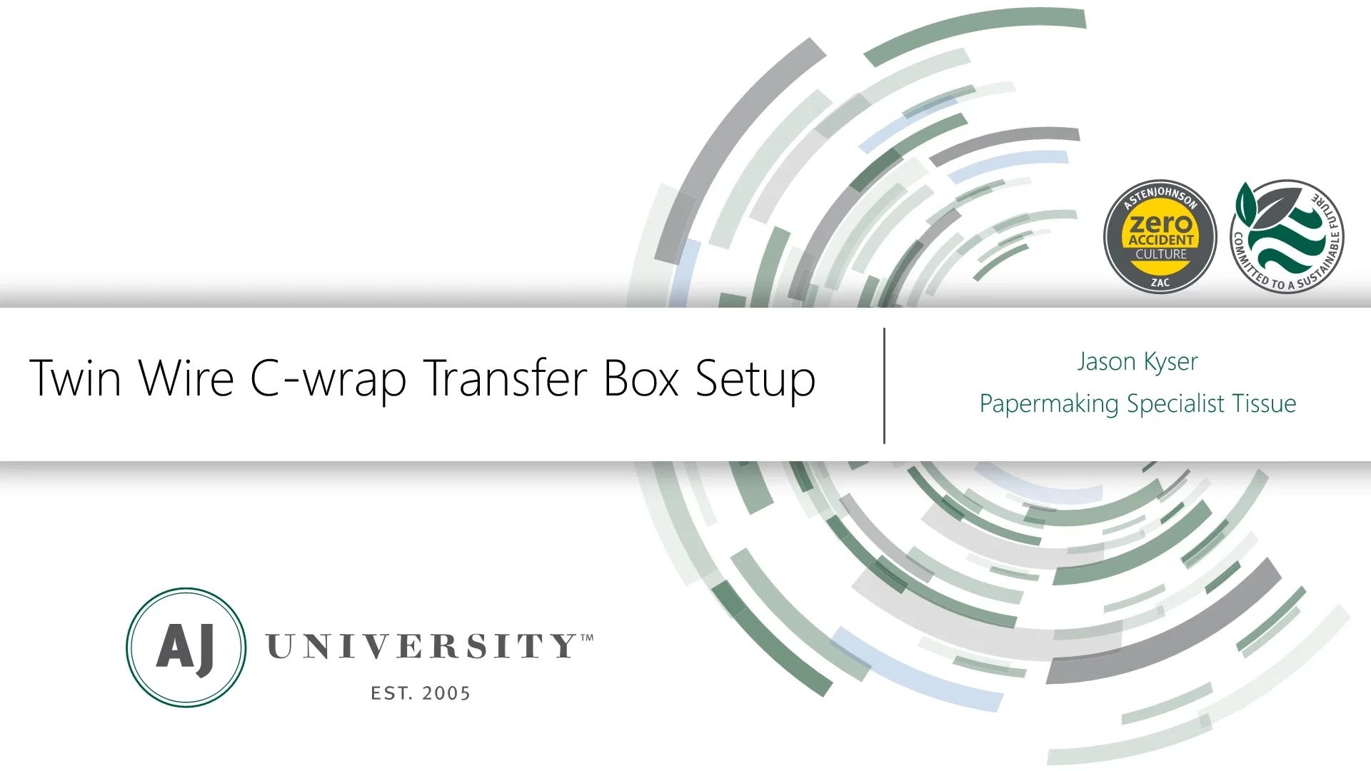 Twin Wire C-wrap Transfer Box Setup