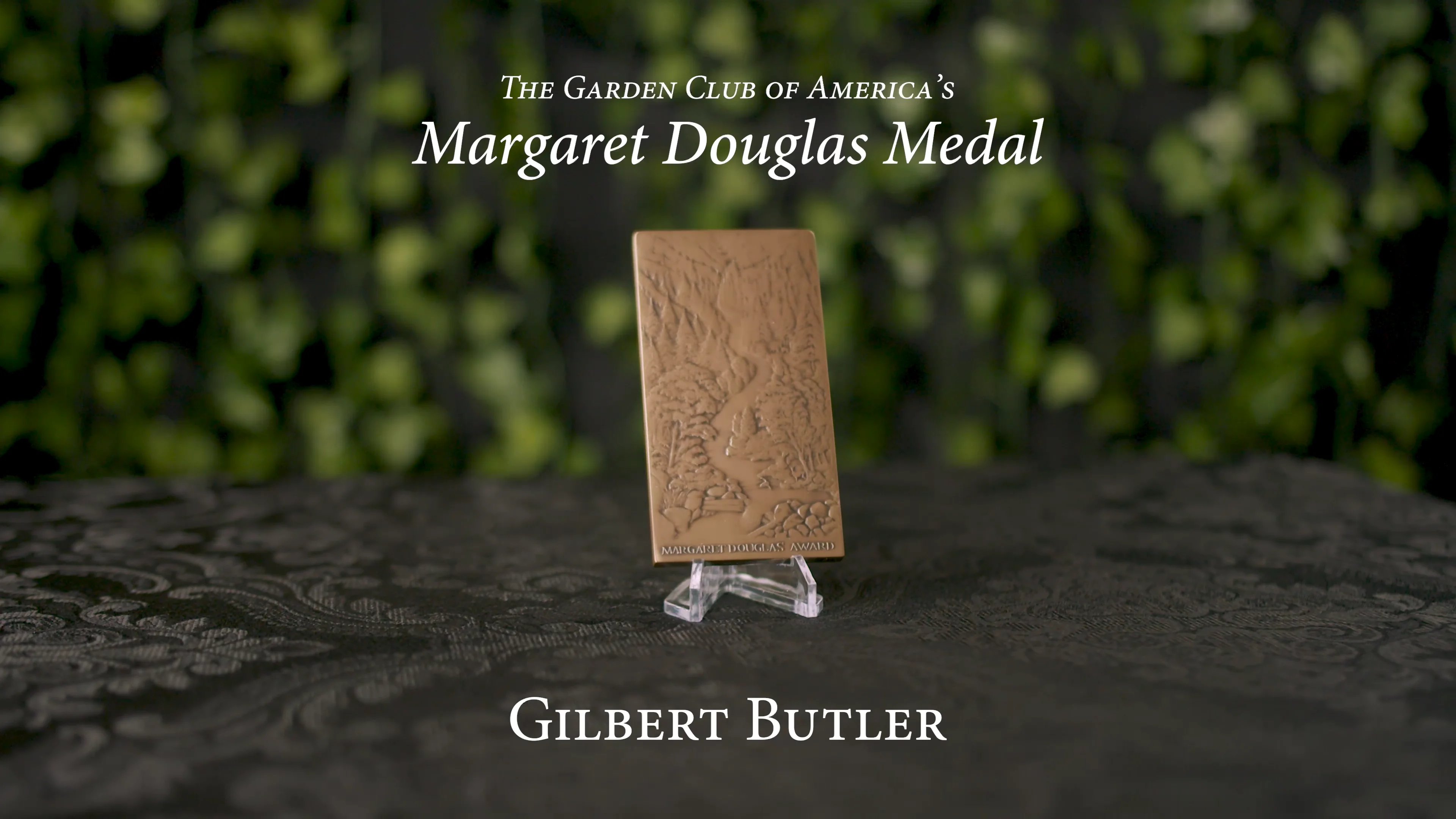 Gilbert Butler Medalist Intro & Acceptance on Vimeo