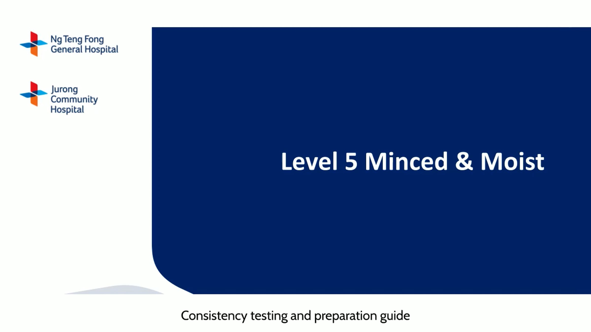 Level 5 Minced & Moist Diet - Consistency Testing and Preparation Guide