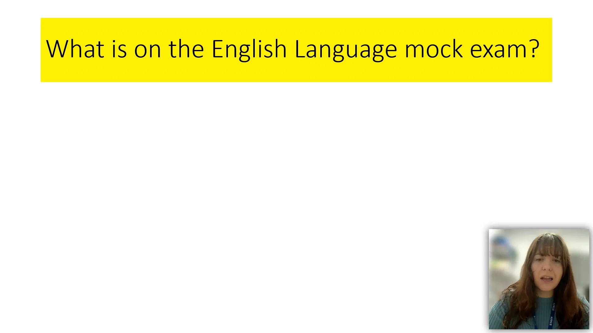 English language revision tips on Vimeo